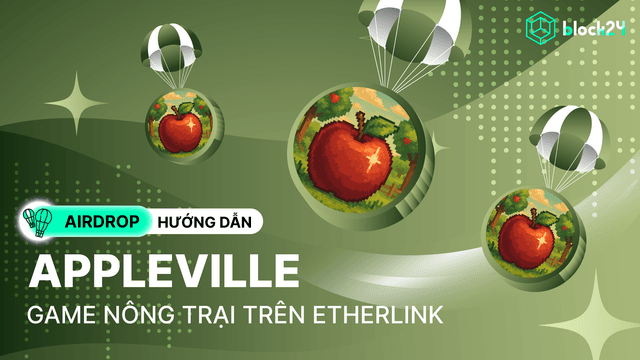Săn airdrop Appleville: Tựa game idle trên Etherlink